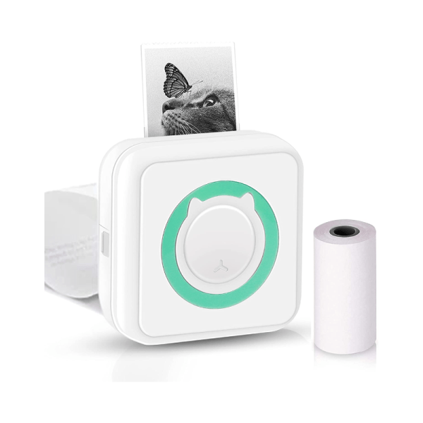 Cumpara Mini Imprimanta Termica Portabila Pentru Telefon + CADOU 3 Role ...